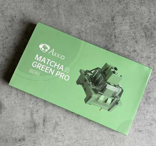 Свитчи Akko matcha green v3 pro