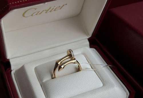 Золотое кольцо Cartier Гвоздь 585