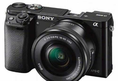 Фотоаппарат Sony Alpha A6000 Kit 16-50mm Black