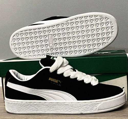Кроссовки мужские Puma Suede XL ‘Black White’