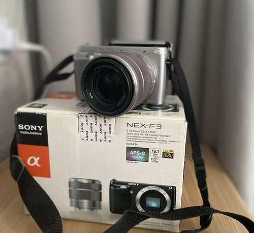 Цифровая камера Sony NEX-F3 на запчасти или ремонт