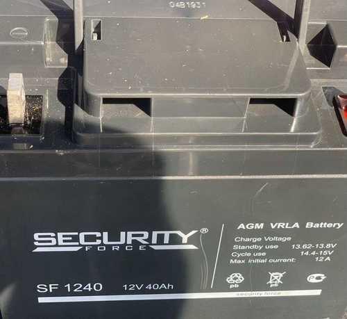 Security Force SF 1240 аккумулятор