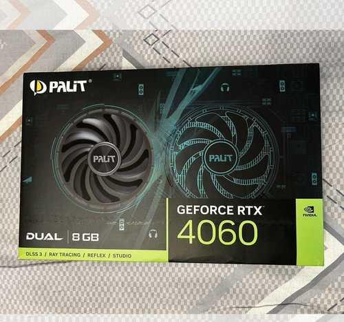 Видеокарта на гарантии Palit GeForce RTX 4060 8Gb