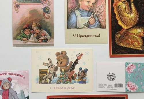 Новые открытки, почтовые, СССР, Пасха, Рождество