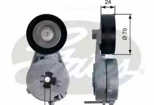 Gates T39122 Ролик натяжной приводного ремня