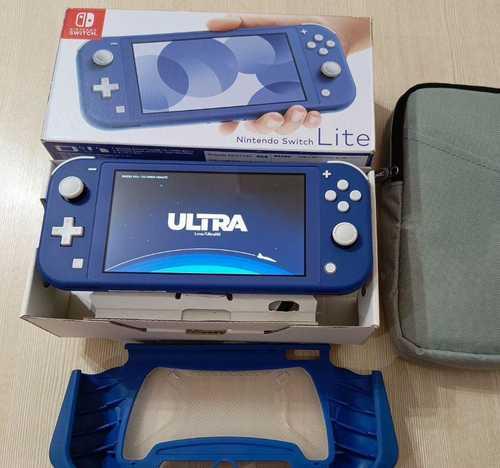 Прошит Nintendo Switch lite 64гб   чехол