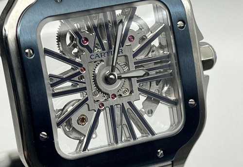 Часы Cartier Santos de Cartier Skeleton whsa0026