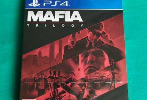 Игра для приставки PS4 Mafia Trilogy 3 диска новый
