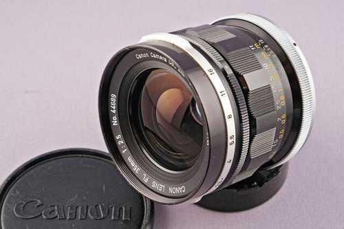 Canon Lens FL 35 mm f2.5 35/2.5 на Canon FD