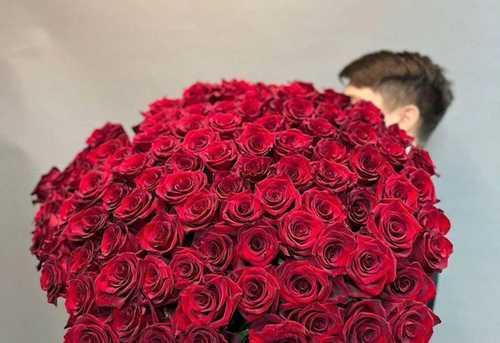 Роза без посредников Букеты от 15 роз 101 шт
