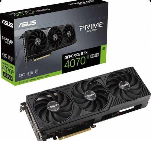 Новая asus RTX 4070 Ti super Prime OC 16 гб