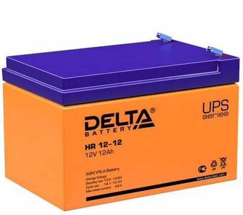 Аккумулятор для ибп Delta HR 12-12 (12v 12 Ач)