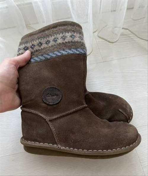 Почти новые сапоги clarks для девочки