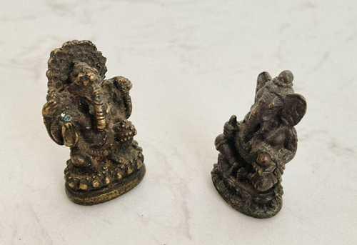 Бронзовые Ганеши статуэтки из Индии