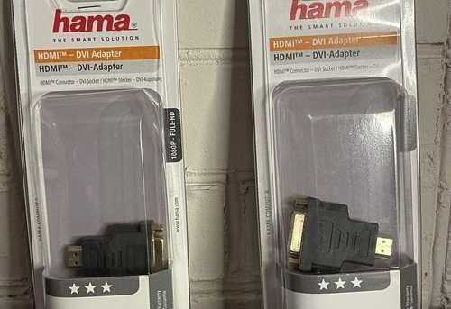Переходник Hama hdmi-DVI, M-F Black (H-34035)