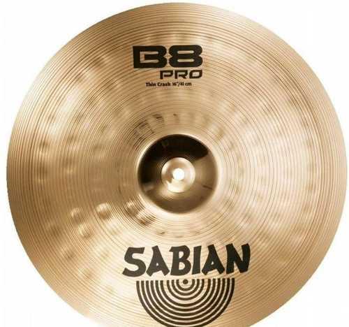 Тарелка Thin Crash 16" Sabian B8 Pro 31606B