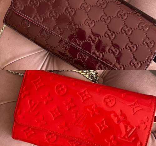 Клачт сумка женская Gucci и LV