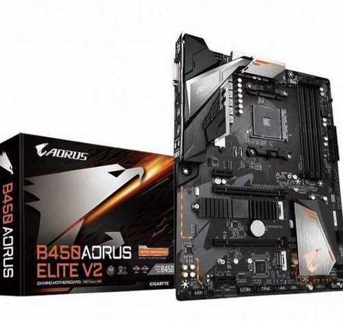 Материнская плата am4 b450 aorus