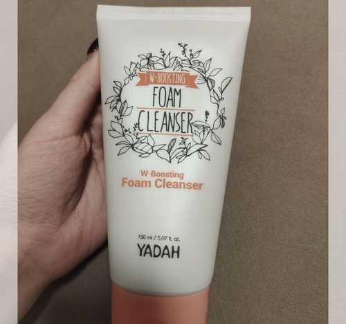 Новая. Yadah W-boosting foam cleanser 150мл