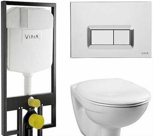 Vitra Комплект унитаза с инсталляцией Vitra Normu