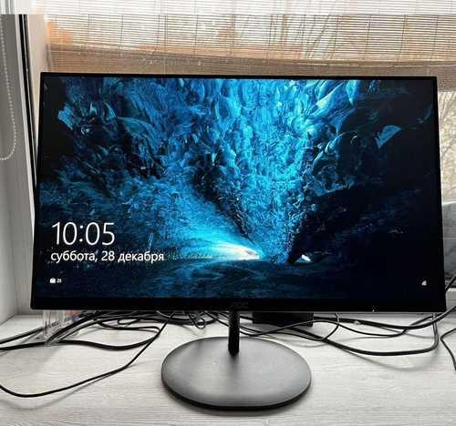 23.8" Монитор AOC Q24V4EA Black 75Hz 2560x1440 IPS