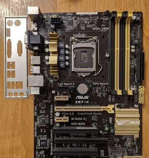 S1150 Asus Z87-K + Intel Core i7-4770K