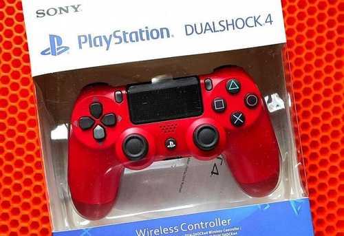 Новый красный геймпад Sony PS4