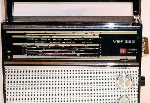 Радиоприемник винтажный вэф-202