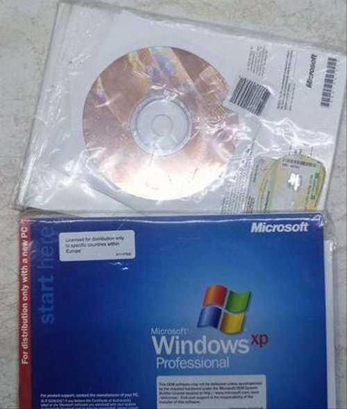 Windows XP Professional лицензия
