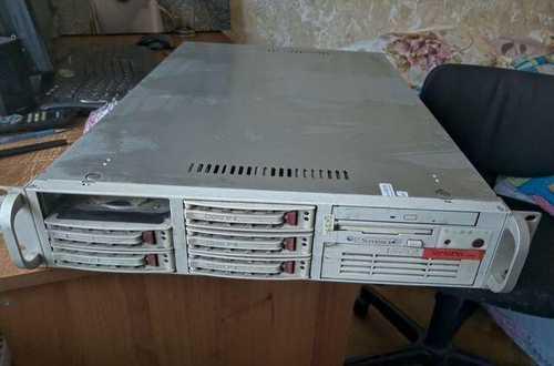 Сервер supermicro e5-2690 с нерабочими бло.питания