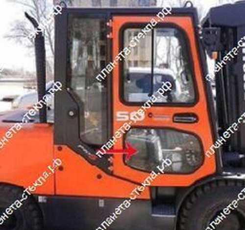 Стекло для вилочного погрузчика doosan D 50 SC-5 с