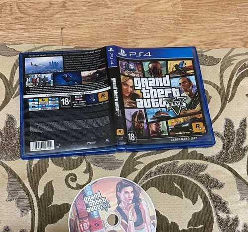 Диск на PS4 PS5 GTA5 Gta5 в хорошеем состоянии