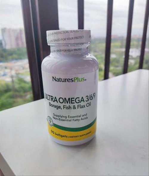 Омега 3-6-9 90шт (Ultra Omega 3-6-9 Natures plus)