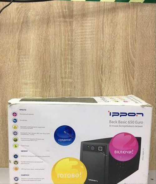 Ибп ippon back basic 650 euro обзор