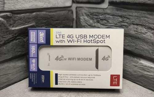 Новый 4G LTE модем с раздачей Wi-Fi (роутер)