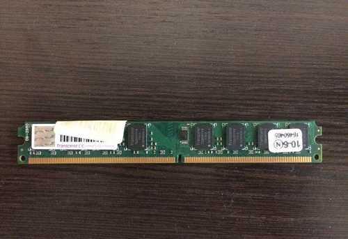 Оперативная памятьTranscend DDR2 dimm 2Gb 6400/800