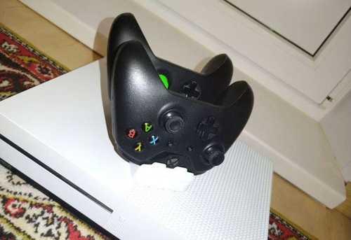 Xbox One s 2 геймпада 1tb