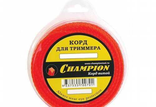 Корд триммерный Champion Twisted Square 2.4мм х12м