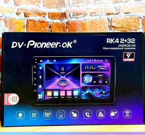 Android магнитола 2 32Gb Pioneer RK4 9-дюймов