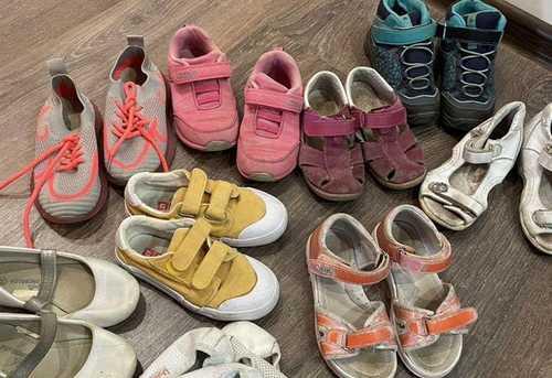 Детская обувь для девочек пакетом 27-28
