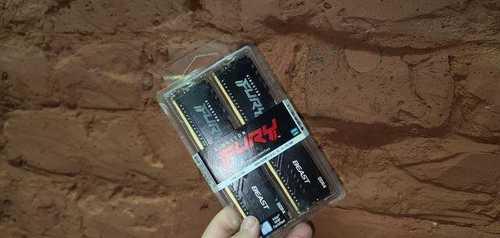 Kingston fury Beast DDR4 32gb (2x16) 3200мгц