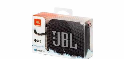 Беспроводная колонка Jbl Go 3, чёрная