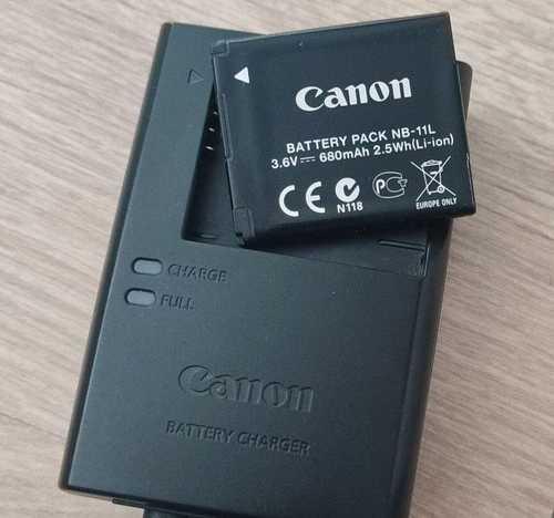 Оригинальное зарядное устройство Canon ixus 125HS