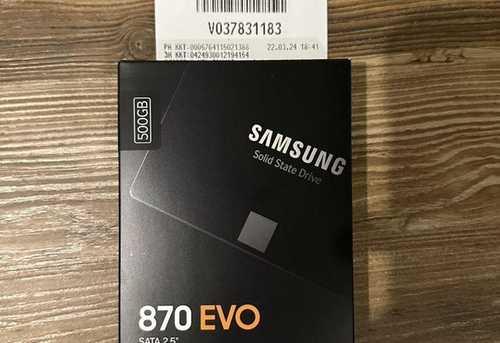 SSD samsung 870 evo 500gb