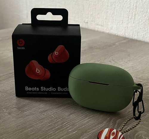 Оригинальные наушники Apple Beats Studio Buds Red