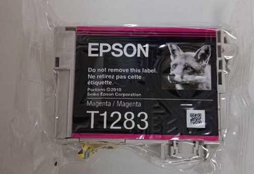 Картридж Epson T1283 Magenta - оригинал