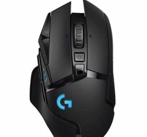 Logitech G502 Lightspeed черный оптическая 25600dpi беспров. USB 9but (910-005571)