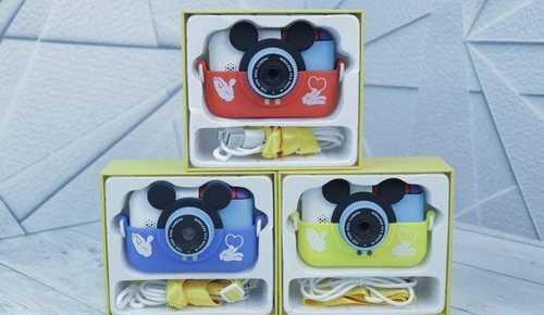 Детский фотоаппарат с двумя камерами "Микки Маус"