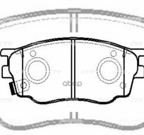 Колодки тормозные дисковые mazda GK0655 gk0655 CTR