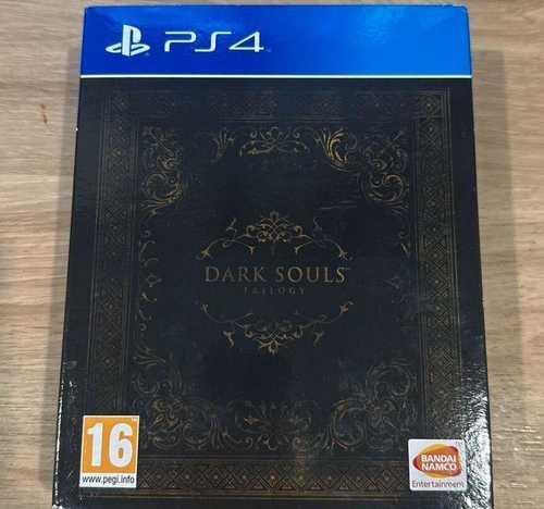 Dark souls trilogy ps4 3 диска